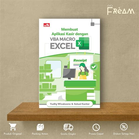 Jual Buku Komputer Membuat Aplikasi Kasir Dengan Vba Macro Excel By