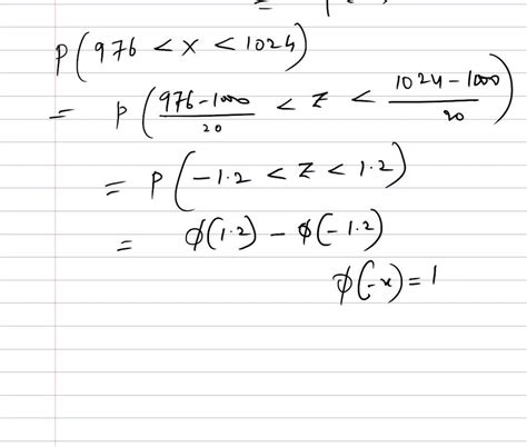 solved consider a gaussian random variable x with mean Î¼ 1 000 and standard deviation Ïƒ