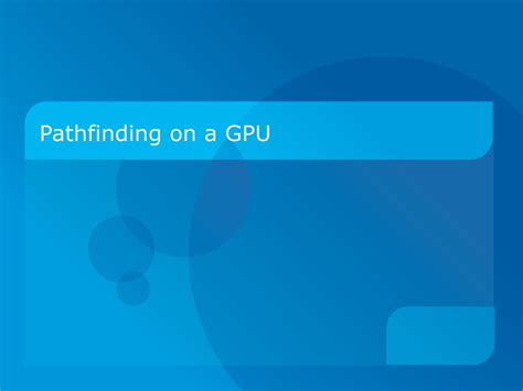 pdf pathfinding on a gpu computer computer cuda kurs pres anjaj