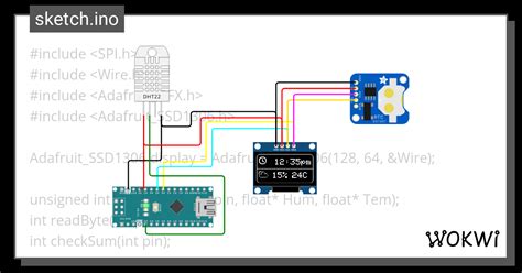 Dht Nano Wokwi ESP32 STM32 Arduino Simulator