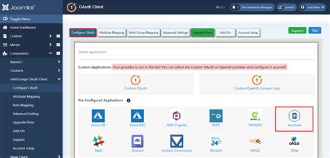 Keycloak SSO Single Sign On Into Joomla Using OAuth OIDC