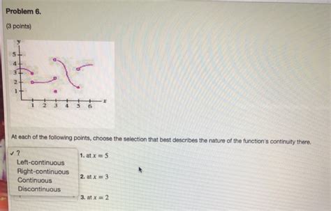 solved problem 6 3 points 4 3 a 1 i at each of the