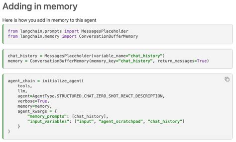 Langchain On Twitter Memory Support For Structured Chat Agent We