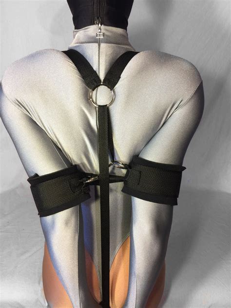 Self Bondage Hogtie System Padded Elbow Armbinder
