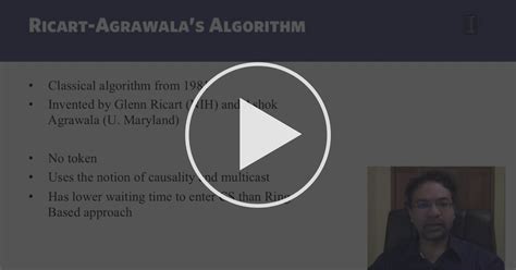 2 3 ricart agrawala s algorithm week 1 course orientation and classical distributed