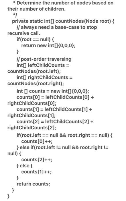Solved Determine The Number Of Nodes Based On Their Number Chegg