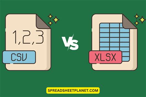 csv vs xlsx files what s the difference