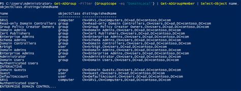 powershell get adgroupmember list active directory group members