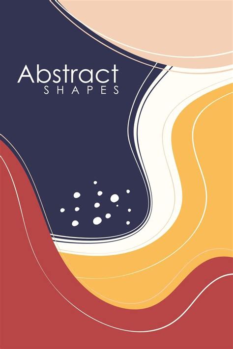 Fashion Stylish Templates With Organic Abstract Shapes And Line In Nude