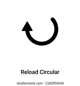 Reload Circular Arrow Icon Vector Isolated Stock Vector Royalty Free