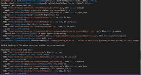 BadRequestError Failed To Parse Field Indexed Document Volume Of