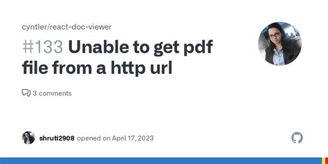 unable to get pdf file from a url · issue 133 · cyntler react doc viewer · github