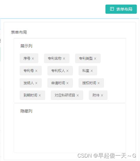 ant design vue1 控制表展示 隐藏列 antdesign vue table 隐藏某一个表头 csdn博客