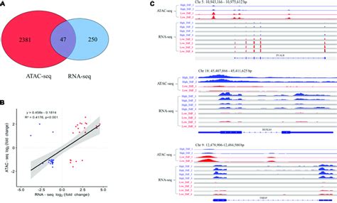 Integration Analysis Of ATAC Seq And RNA Seq Results A Overlap Of