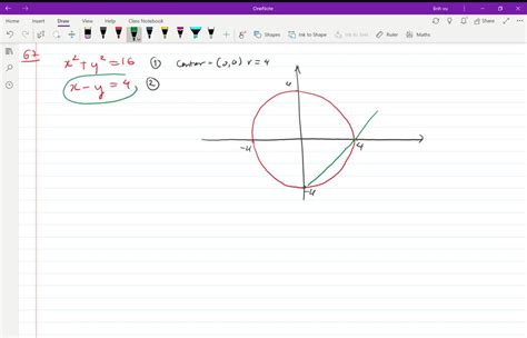 solved graph both equations in the same rectangular coordinate system and find all points of