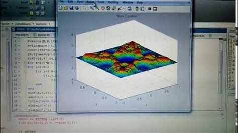 wave equation in matlab youtube