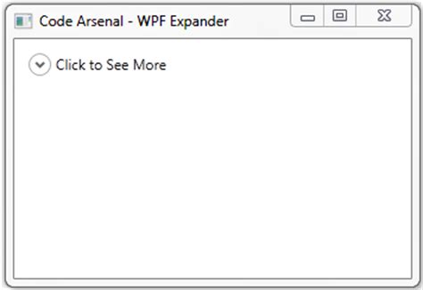 WPF Expander With DataGrid Code Arsenal