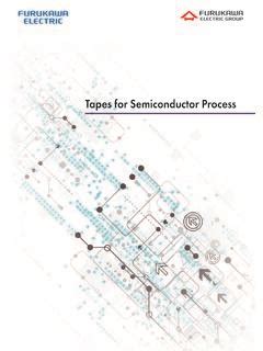 Tapes For Semiconductor Process Tapes For Semiconductor Process Pdf