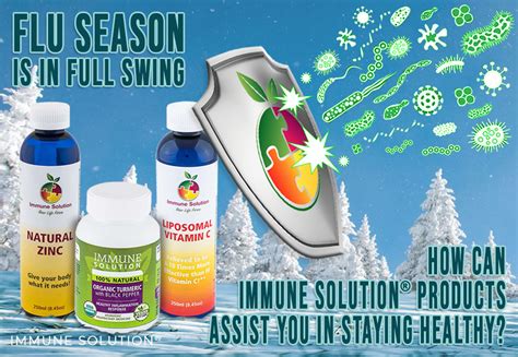 Flu Season Is In Full Swing How Can Immune Solution® Products Assist You In Staying Healthy