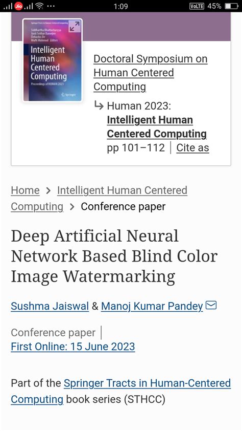 pdf deep artificial neural network based blind color image watermarking