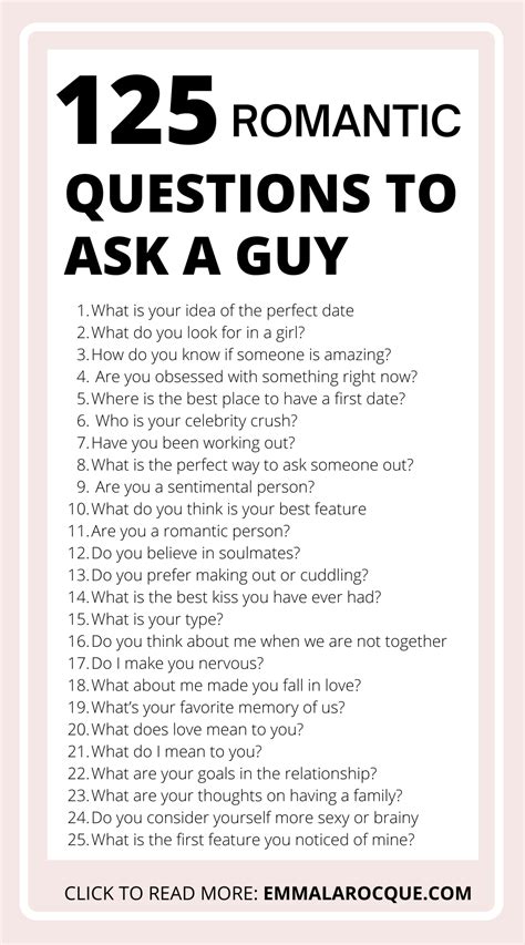 Fun And Romantic Questions To Ask Your Crush