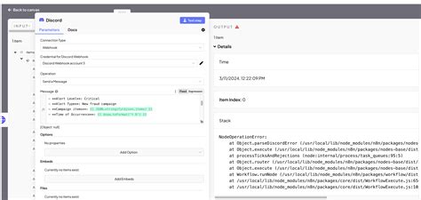 nested json read as [object object] questions n8n