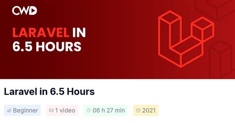 Laravel In 6 5 Hours Laravel Courses