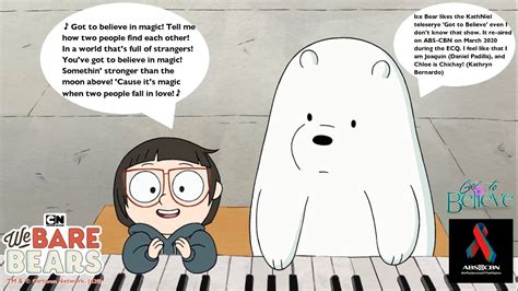 Terah Bytes Francisco On Twitter Chloe And Ice Bear From We Bare Bears Singing The Theme Song