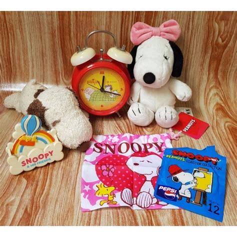 Assorted Snoopy Peanuts Merch Bundle Preloved Shopee Philippines
