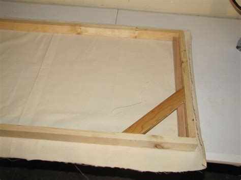How To Build A Custom Sized Stretched Canvas 10 Steps Diy Canvas Frame