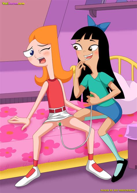 Rule 34 2girls Black Hair Blue Eyes Brown Eyes Candace Flynn Disney Female Female Only Human