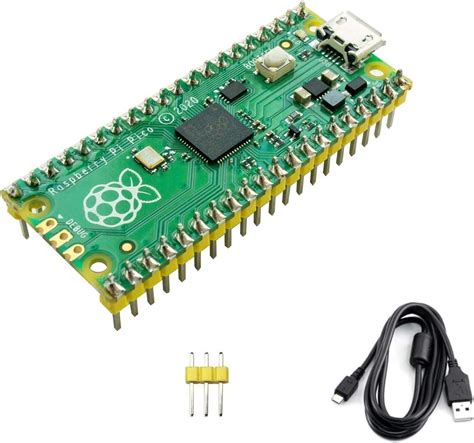 ibest for raspberry pi pico rp2040 microcontroller board with pre soldered header flexible mini