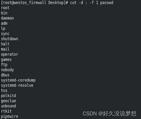 一篇文章带你学会shell中常用的基础命令 csdn博客