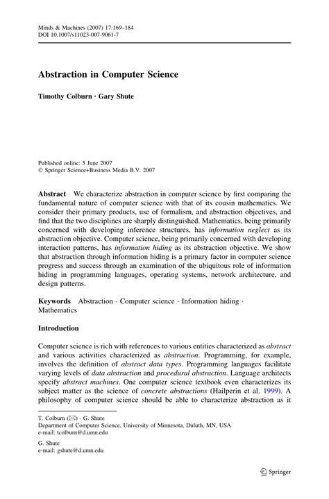 pdf abstraction in computer science