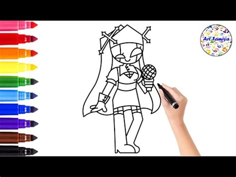 How To Draw Remastered Demon Sarvente Friday Night Funkin Mod FNF