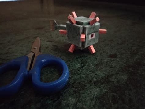 Papercraft Guardian Made By Me Minecraft