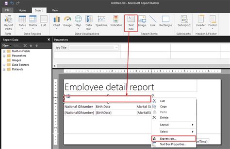 ssrs report with input parameters