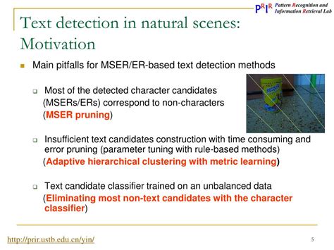 ppt robust scene text detection with adaptive clustering powerpoint presentation id 5606564