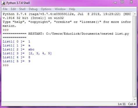 list operations in python with examples webeduclick