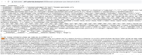 Browser Sync Throwing Syntax Error In Ie11 Issue 1845 BrowserSync