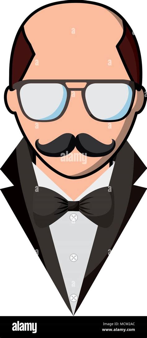 Bald Cartoon Characters With Glasses