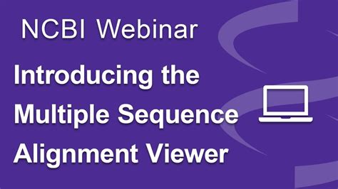 webinar introducing the multiple sequence alignment viewer youtube