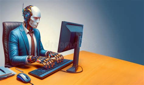 AI Replacing Jobs Illustration Man Vs Machine The Programmer S
