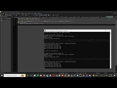 Arp Scanner With Scapy And Convert Python Code To Exe File With
