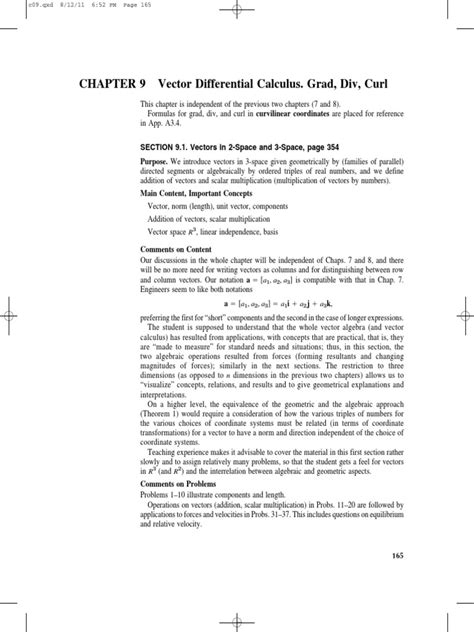 vector differential calculus grad div curl pdf euclidean vector derivative