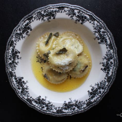 Goat Cheese Ravioli With Sage Butter Recipe The Feedfeed