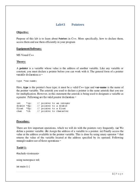 lab 3 dsa pdf pointer computer programming integer computer science