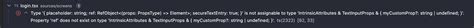 typescript set up custom component type that using textinput props and make it work when
