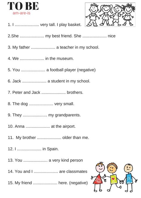 Atividades De Ingles 7 Ano Verbo To Be Edukita