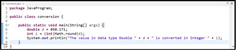 How To Convert Double To Int In Java